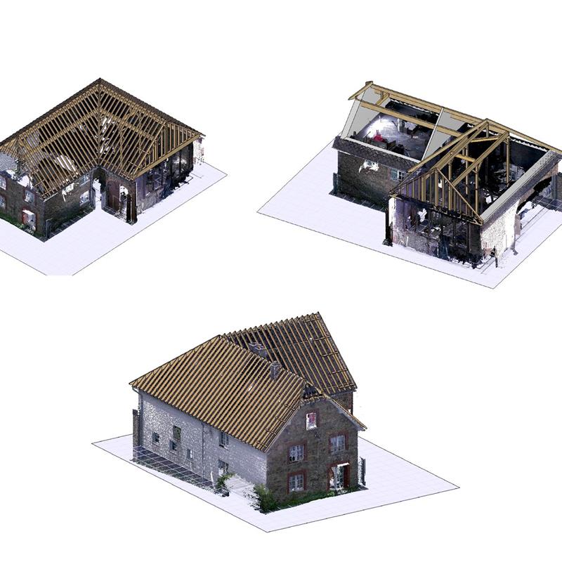 Planung - Holzbautechnik - Dach-, Wand- und Deckenelemente - Roofland