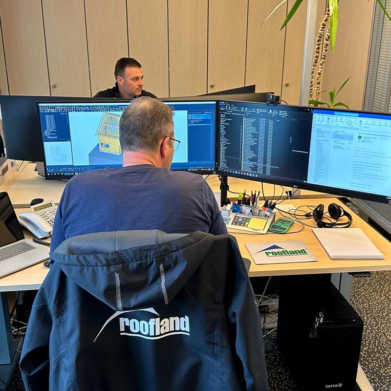 Planung - Holzbautechnik - Dach-, Wand- und Deckenelemente - Roofland